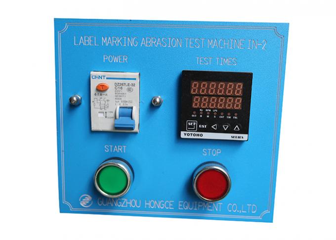 220V IEC60730-1 Figure 8 Label Marking Abrasion Test Machine