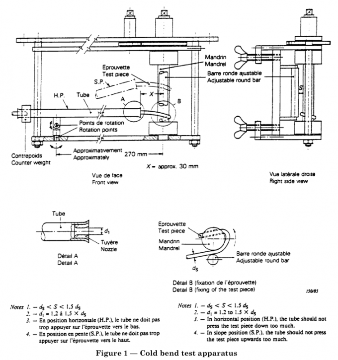 Manual Operation Cold Bend Test Apparatus For Cables External Diameter ...