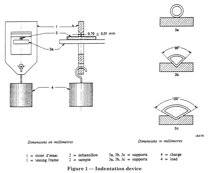 IEC60811-3-1 High Temperature Indentation Device Equipped With 30 PCS ...