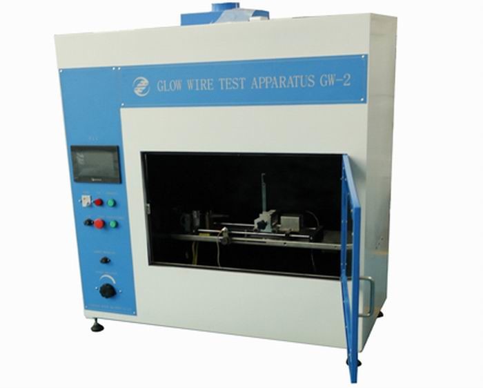 220V 50Hz Flammability Testing Equipment / Glow Wire Test Apparatus