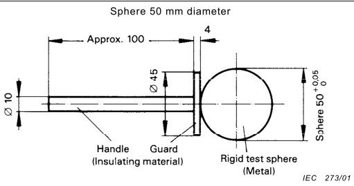 IEC 60529 IP Testing Equipment IP Test Probe Kit Jointed Test Finger ...