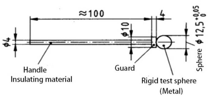 IEC 60529 IP Testing Equipment IP Test Probe Kit Jointed Test Finger ...