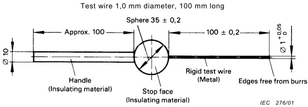 IEC 60529 IP Testing Equipment IP Test Probe Kit Jointed Test Finger ...